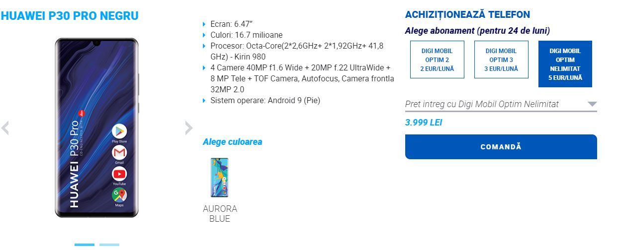 Top 10 telefoane bune in oferta Digi Mobil 2019 » | blog.catmobile.ro